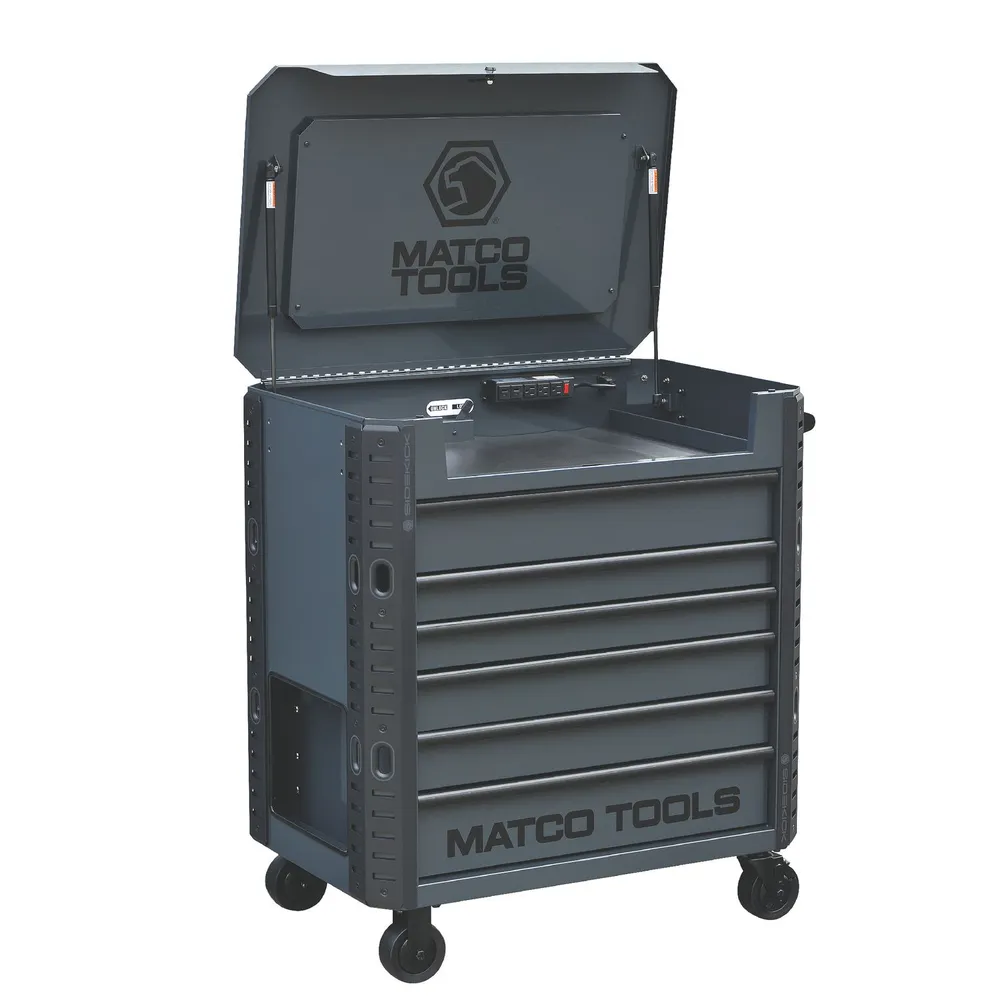 38" X 24" MSCX SIDEKICK™ READY TOOL CART (THUNDERSTORM GRAY/BLACK ...